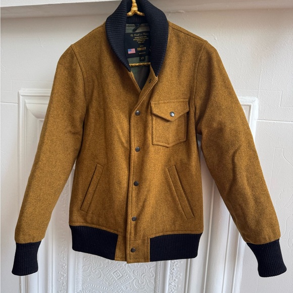 Fidelity | Jackets & Coats | Mustard Fidelity Gerald Stewart Wool ...